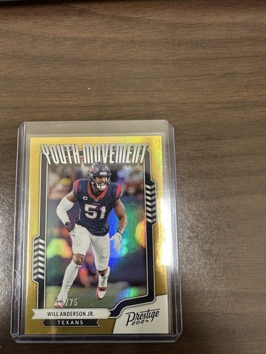2024 Prestige Youth Movement Will Anderson Jr. /75 - Houston Texans #YM ...
