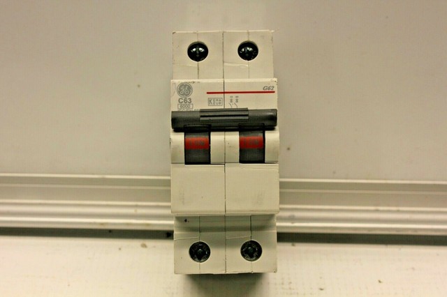 GE C63 CIRCUIT BREAKER G62 IEC/EN 60898-1 400V | eBay