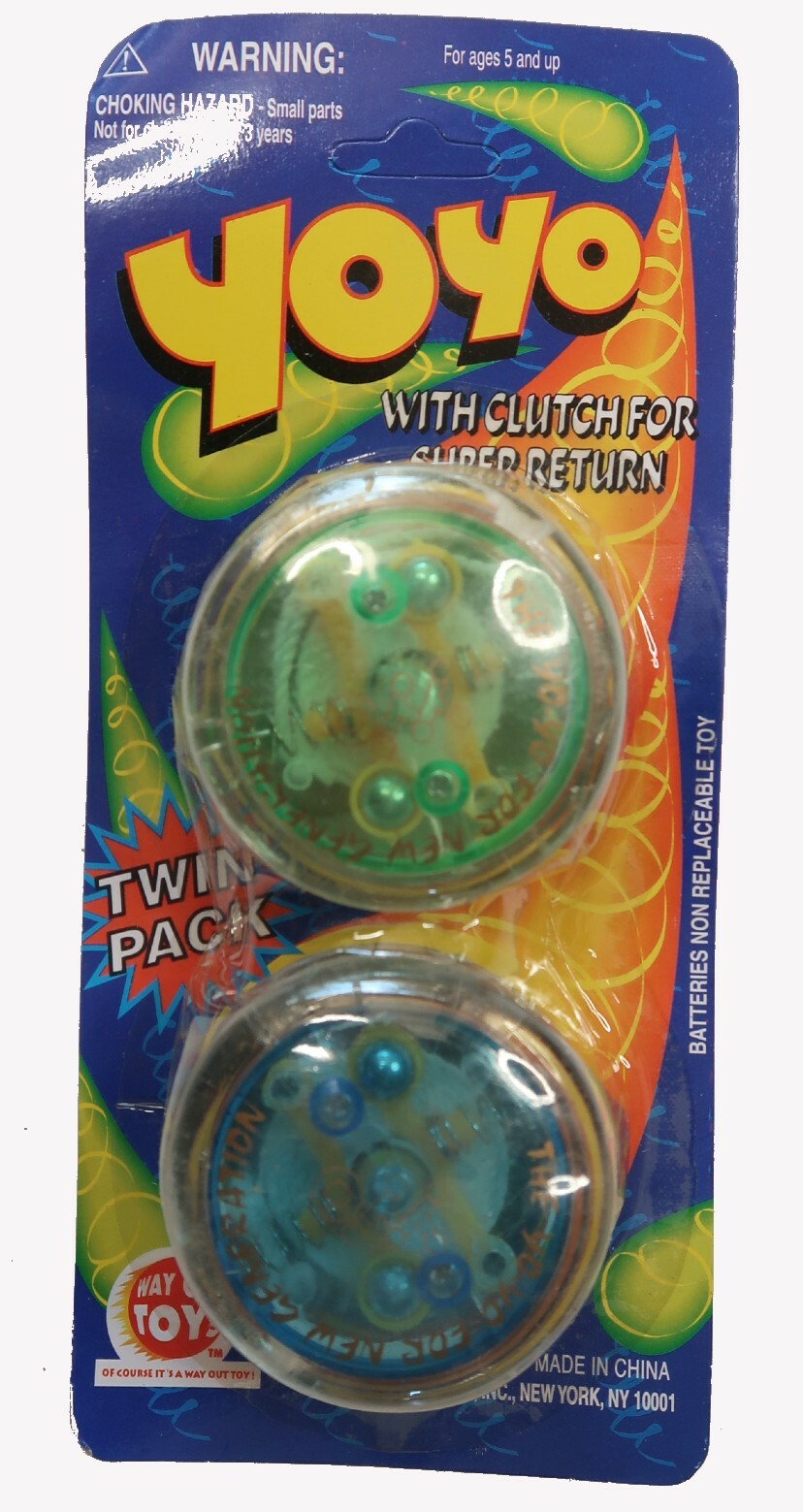 Vintage 1990's " Do Not Light Up~Yo-Yo by Way Out Toys-~~~BLUE Gr ...