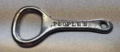 PEOPLE'S WURTZER BEER Bottle Opener-made 1933 to 1936-Great cond. 3 1/4 ...