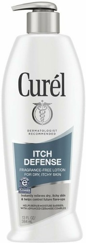 Curel Itch Defense Fragrance Free Lotion For Dry Itchy Skin 13 Ounce ...