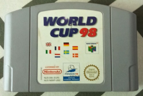 Nintendo 64 World Cup '98 PAL Cartridge 1998 N64 PAL Tested & Works | eBay