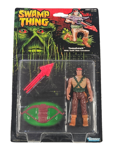 Vintage Kenner Swamp Thing Tomahawk With Crossbow Action Figure 1990 ...