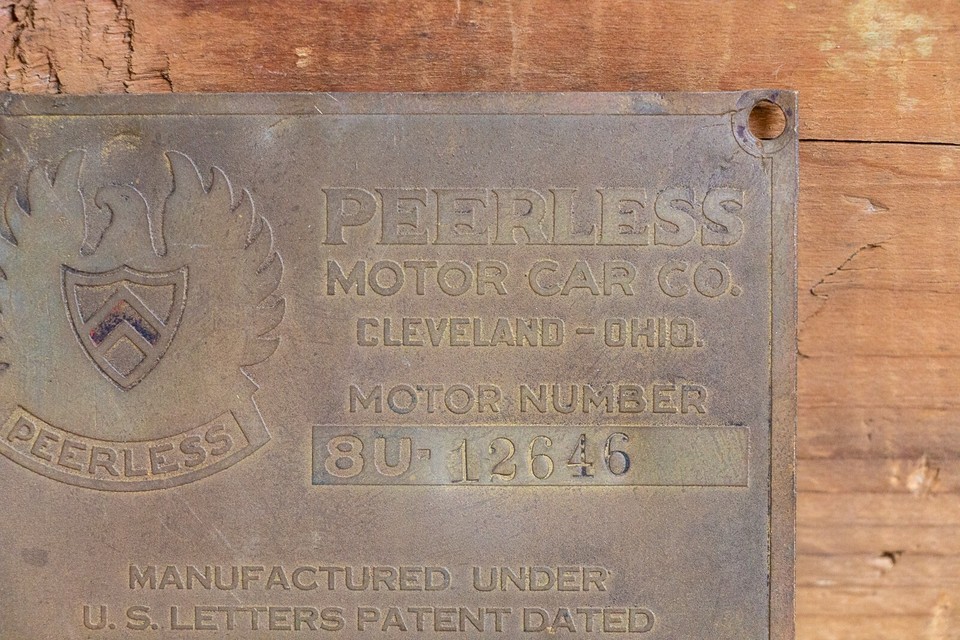 Peerless Model 80 Auto Motor Car Number Plate Plaque Vehicle Nameplate ...