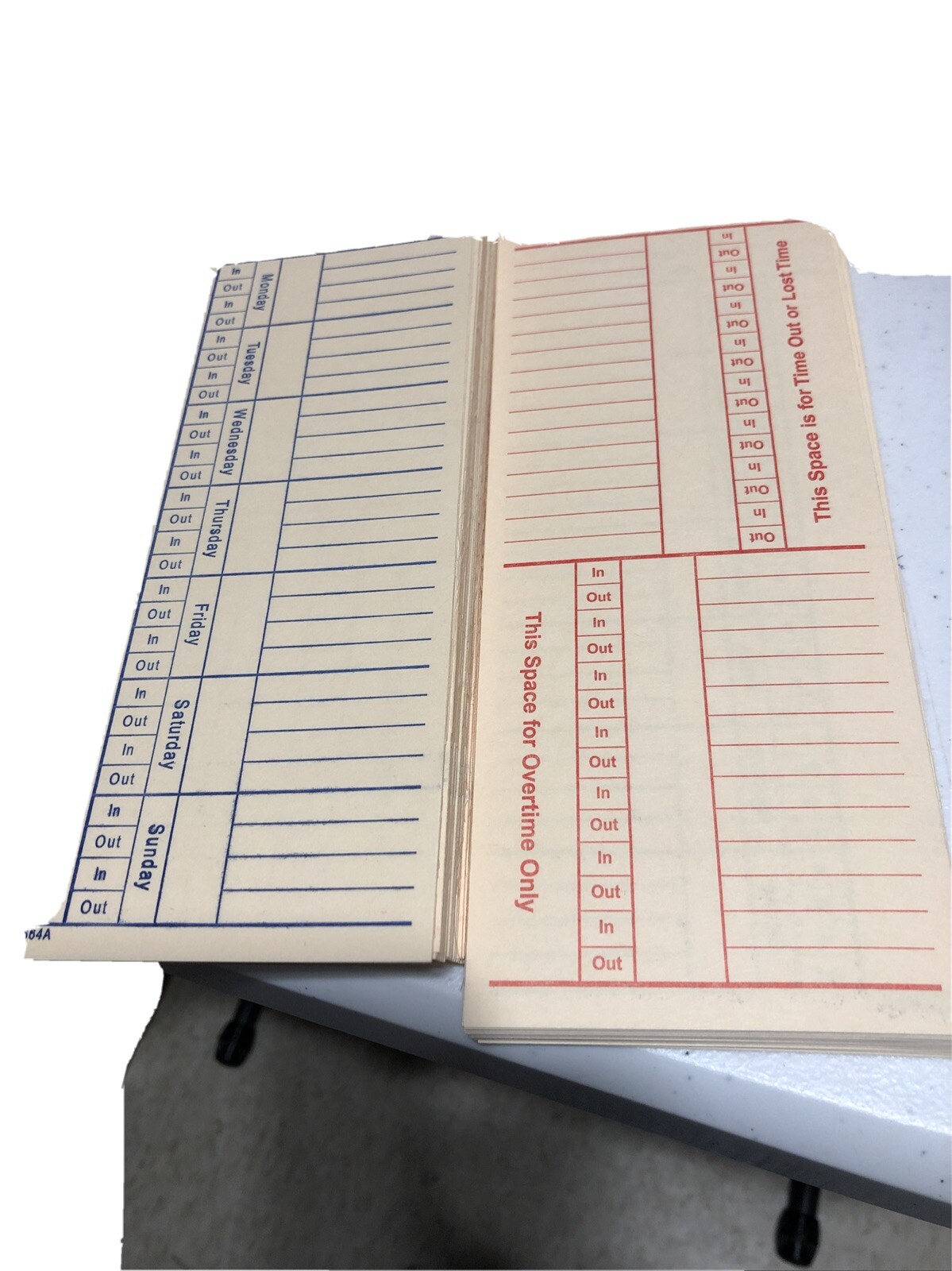 Adams 9664A 2-Sided Time Cards - Pack of 500 for sale online | eBay