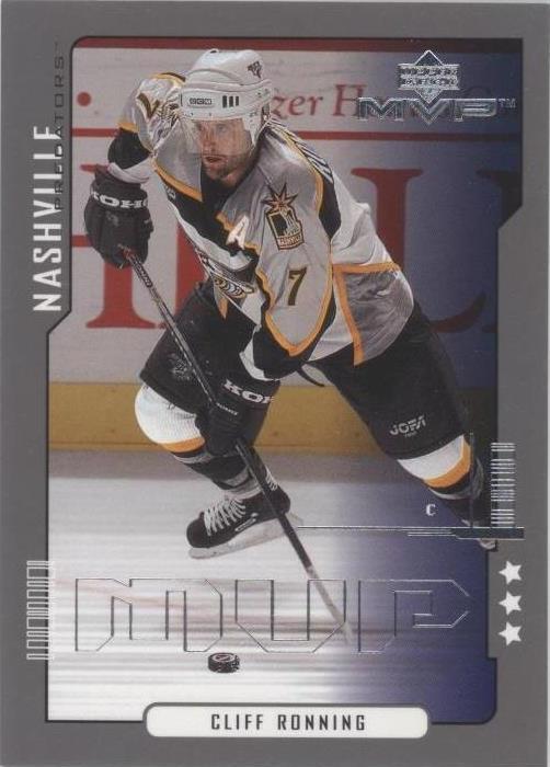 2000-01 Upper Deck MVP - Cliff Ronning #97 Third Star for sale online ...