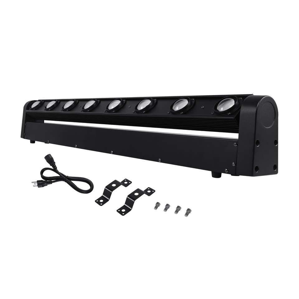 8x12W LED Stage Moving Head Beam Bar Light RGBW DMX DJ Disco Party Club ...