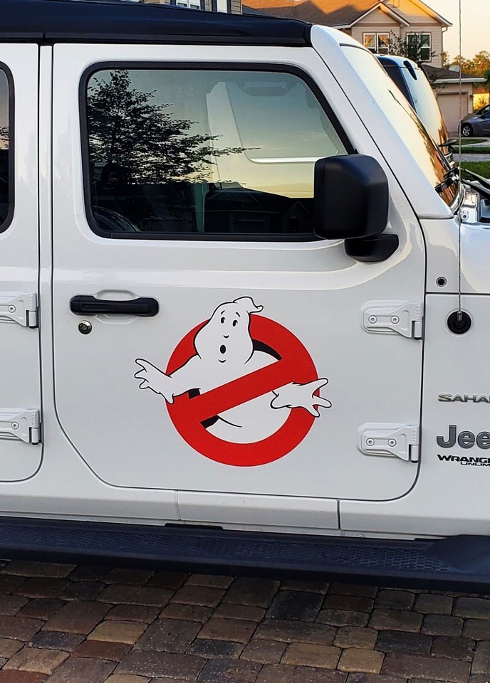 Ghostbusters CLING Set Waterproof UVproof Removal Decals for your ...