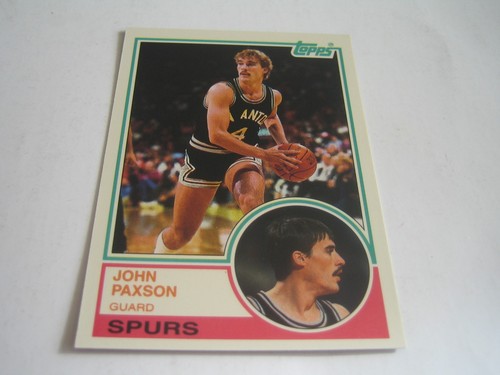 1992/93 Topps Archives Basketball John Paxson Card 39 San Antonio Spurs ...