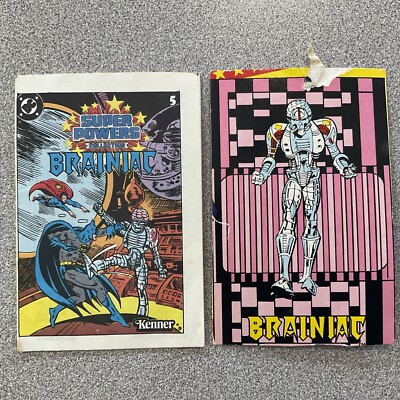 1983 Kenner DC Super Powers Collection BRAINIAC Mini Comic Book #5 ...