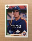 MIKE SIMMS HOUSTON ASTROS SIGNED AUTOGRAPHED 1991 UPPER DECK CARD #664 ...