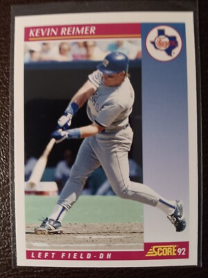 KEVIN REIMER TEXAS RANGERS 1992 SCORE BASEBALL CARD #152 | eBay