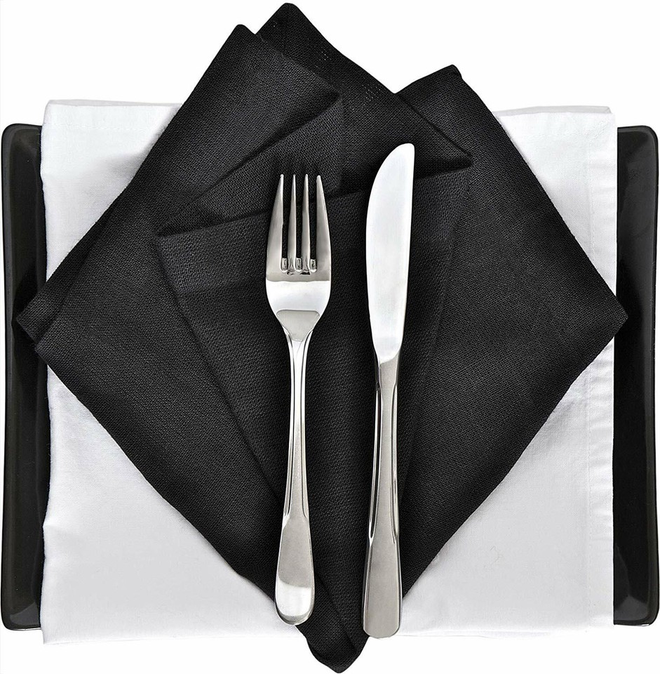 Pack of Restaurant Cloth Napkins 17x17 Inches Dinner Napkins Utopia ...