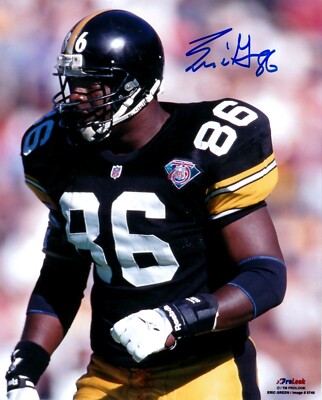 Pittsburgh Steelers ERIC GREEN auto ALL PRO autograph signed 8x10 photo ...