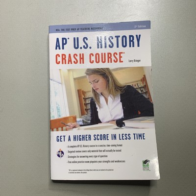 AP US History crash Course REA Larry Krieger 2nd Edition 9780738611884 ...