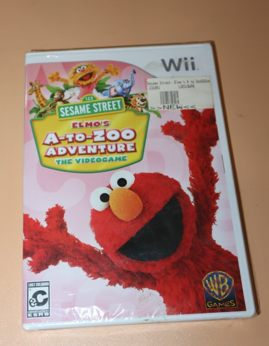 BRAND NEW-Sesame Street: Elmo's A-to-Zoo Adventure - The Videogame ...