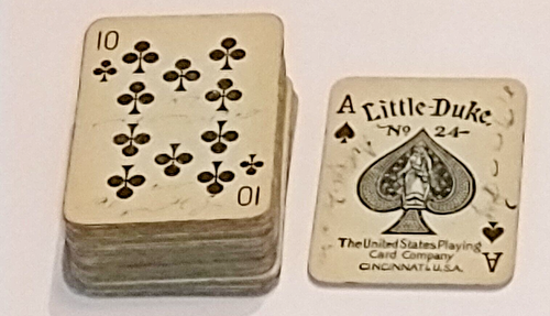 Vintage Cards ~ Little Duke #24 U.S. Playing Card Company ~ Miniature ...