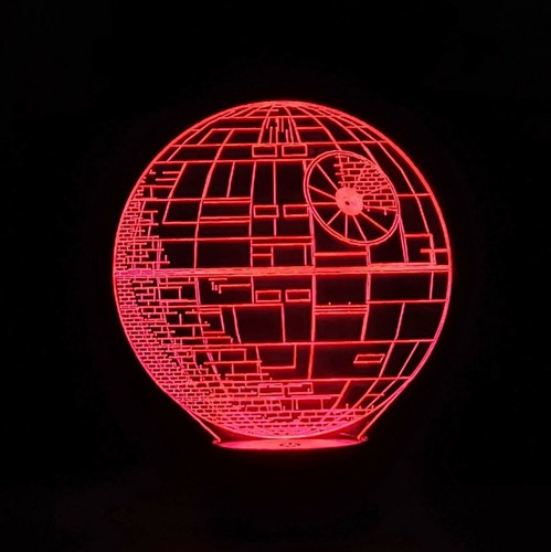 Multicolor USB LED Lamp Artificial Moon Death Star stars | eBay