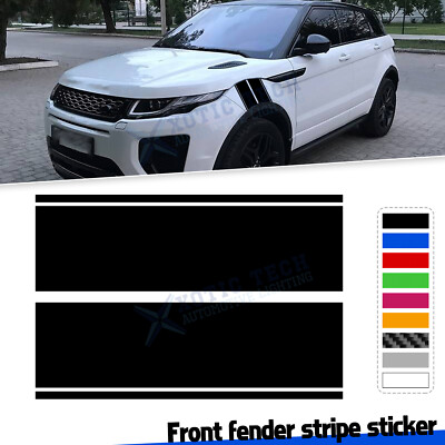 Vinyl Fender Hash Stripes Racing Decals Stickers Tape For Jeep Land ...