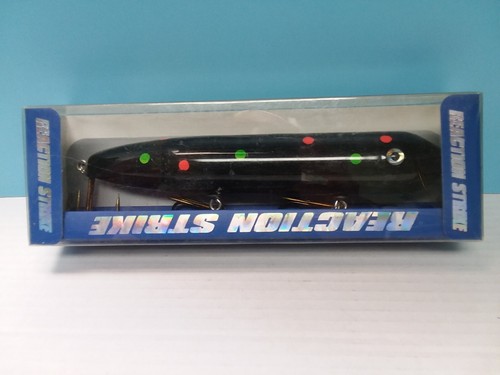 Reaction Strike - Home Wrecker - Pike and Muskie Top Water Bait - Black ...