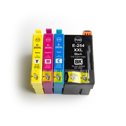 20 x compatible 254XL 252XL 254XXLBK 252XLCMY for Epson WF 7610 WF 7620 ...