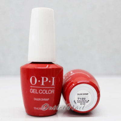 OPI GelColor GC L64 CAJUN SHRIMP 15mL/ 0.5 oz UV LED Gel Polish Coral ...