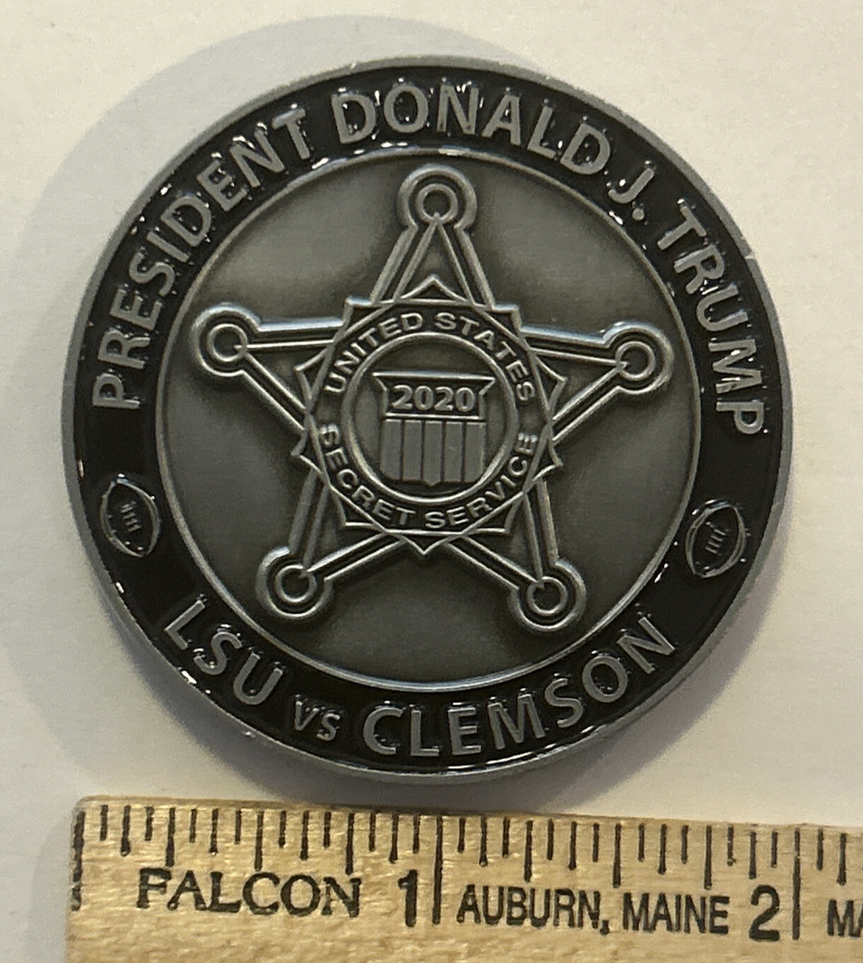 Very Rare! CHALLENGE COIN 2020 LSU Clemson Game USSS Secret Service ...