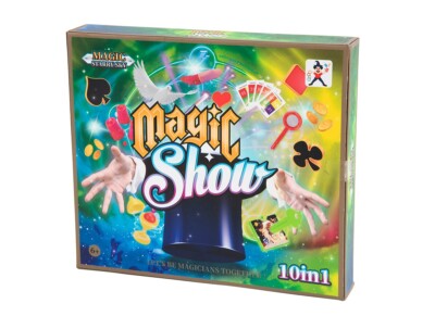 MAGIC SHOW SET 10 IN 1 With Amazing Tricks Kids CHILD Magician NEW IN ...