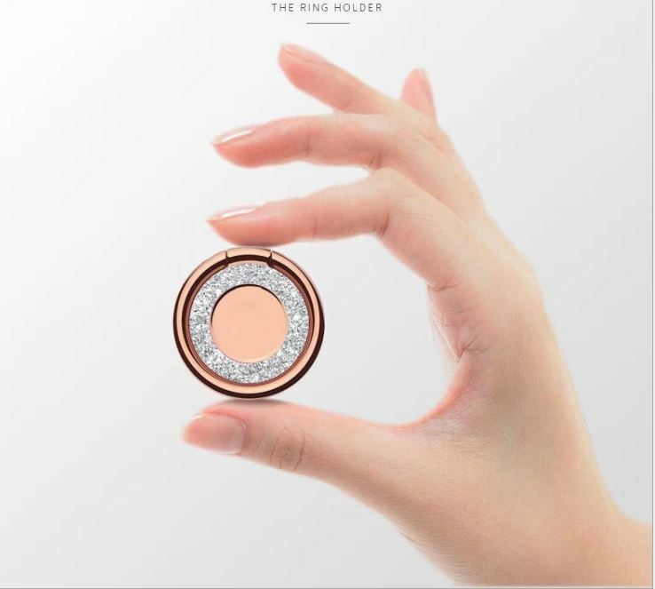 Universal 360° Rotating Finger Ring Stand Holder For Phone Bling ...