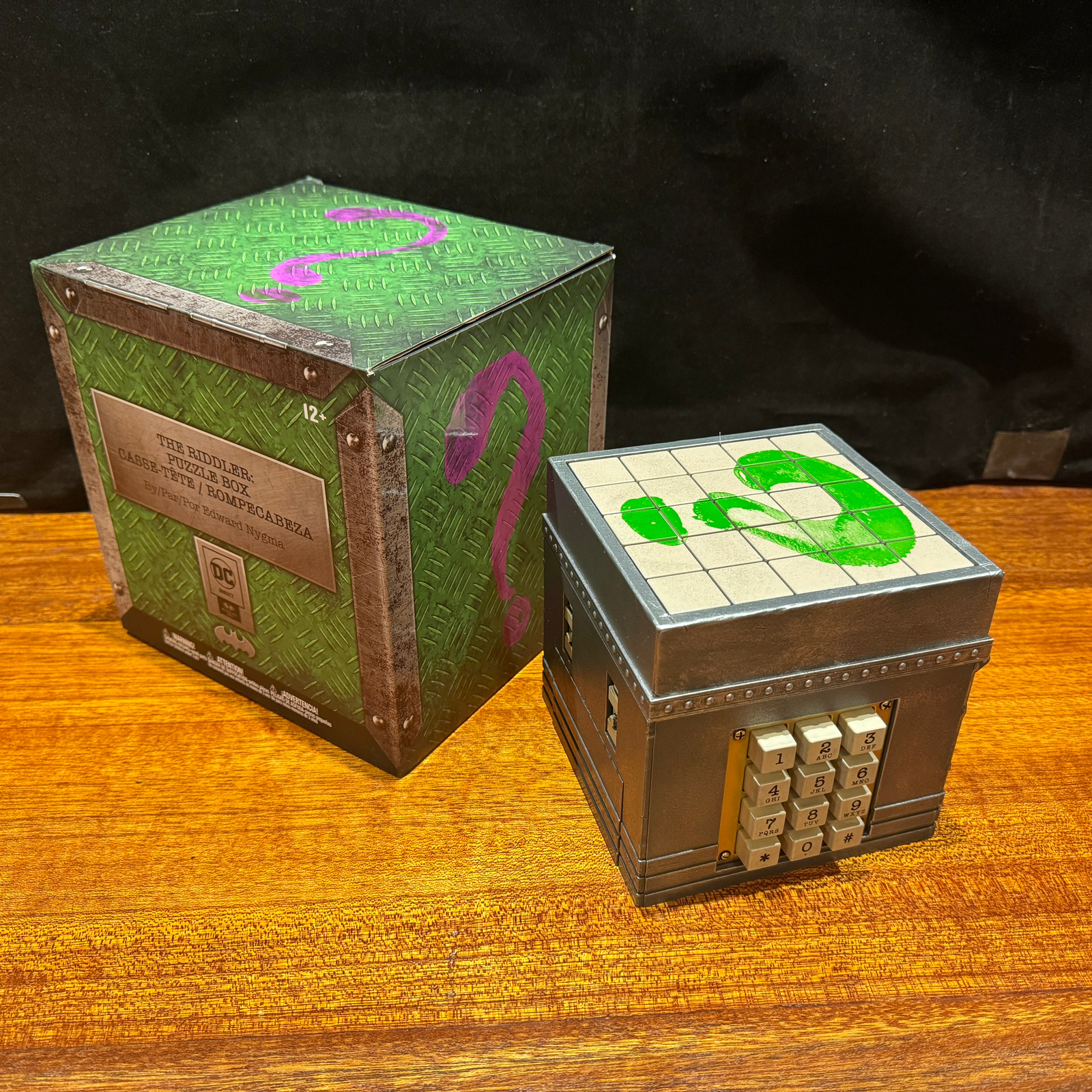 BATMAN The Riddler Puzzle Box by Edward Nygma Prop Replica | eBay