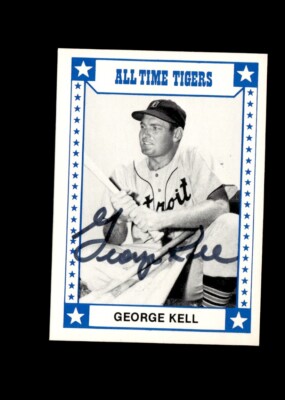 George Kell 1980 TCMA All Time Detroit Tigers authentic autographed ...
