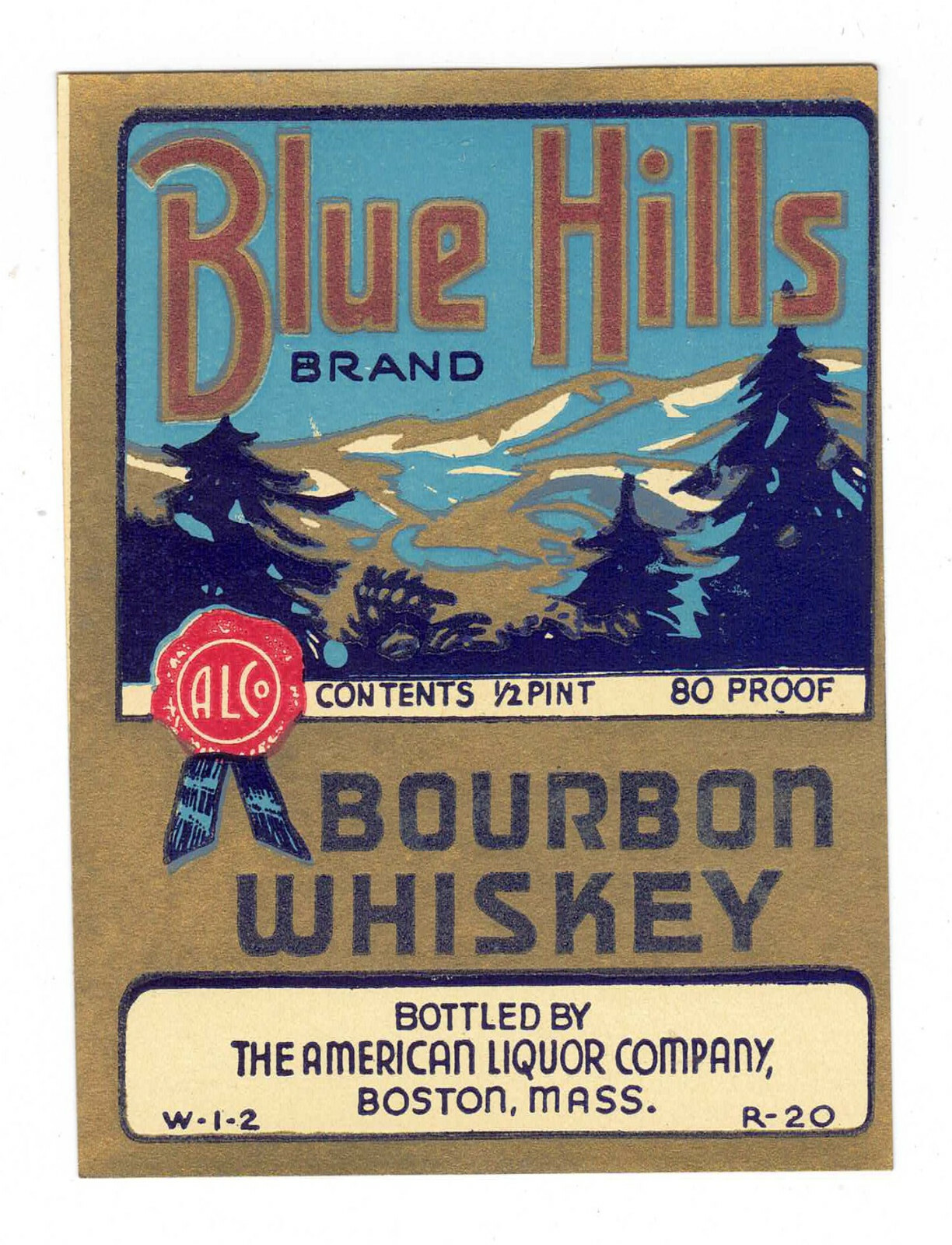 LOT of Vintage 1930's - 1940's Whiskey Bourbon Rye Labels (Set of 16 ...