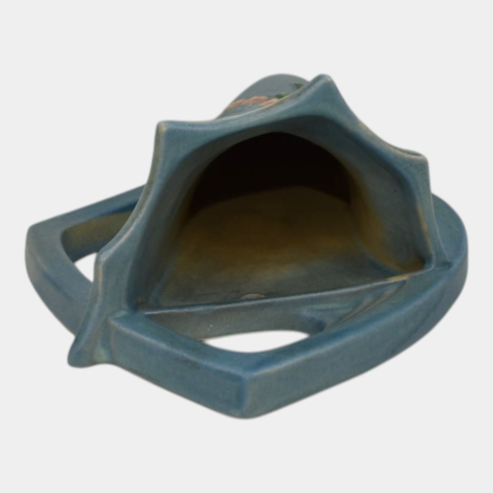 Roseville Bleeding Heart Blue 1940 Mid Century Modern Pottery Wall ...