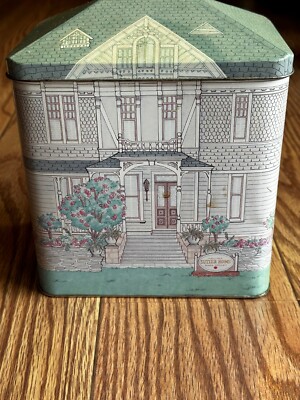 Vintage Collectible Sutter Home Winery Napa Valley Victorian House Tin ...