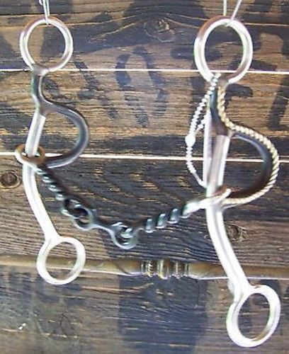 Bit - SS Sweet Iron Dog Bone Twist with Rope Edge 843542019235| eBay