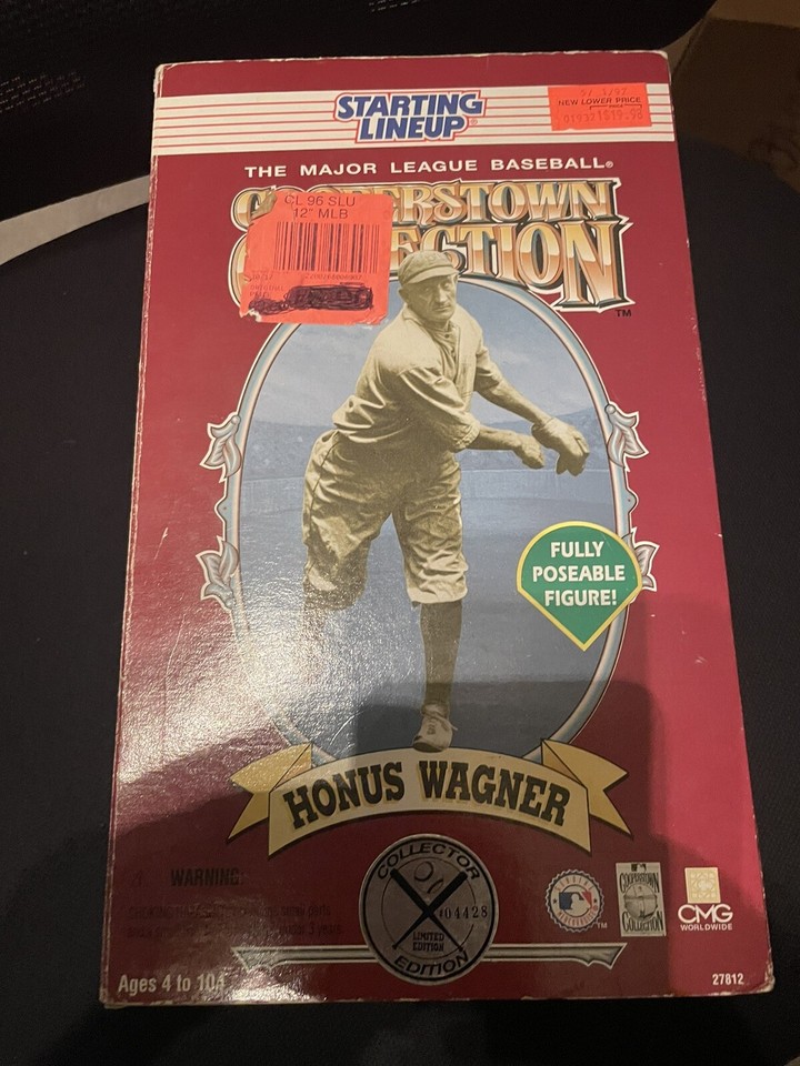 Starting Lineup Cooperstown Collection Honus Wagner 12 Inch Action ...