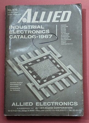1967 Allied Electronics Industrial Catalog | eBay