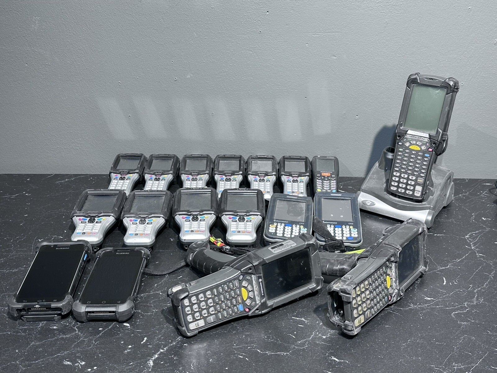 Lot of 18 Mixed Handheld Scanners Untested Bluebird Motorola Keyence | eBay