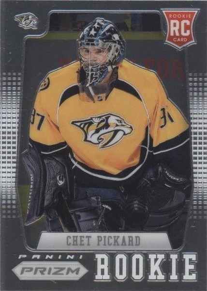 2012-13 Panini Rookie Anthology - Prizm #83 Chet Pickard (RC) for sale ...