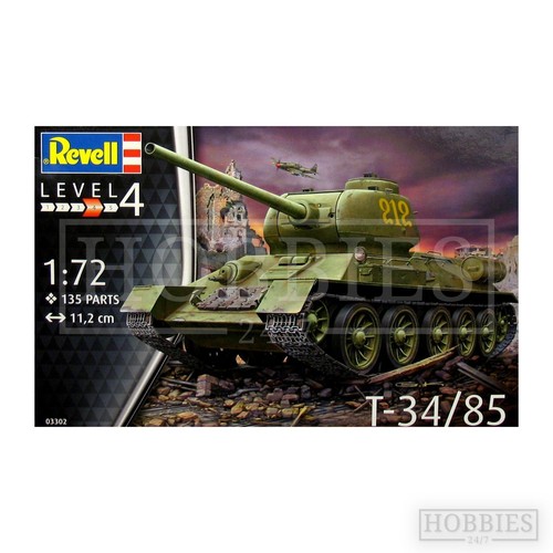 Revell Model Tanks Kits 1/72 Scale Challenger T34 T55 M109 M2 Bradley ...