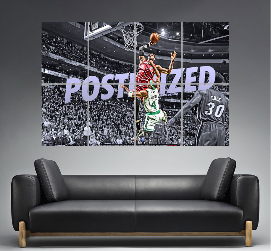 Lebron James Dunks On Jason Terry Poster
