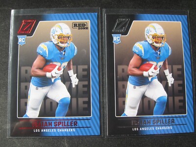 ISAIAH SPILLER 2-CARD ROOKIE LOT 2022 Panini Zenith RED ZONE/Base #116 ...