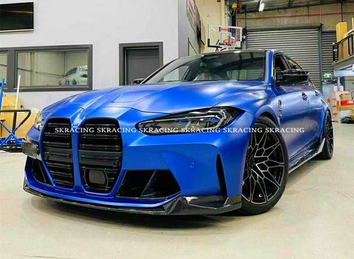 For BMW G22 G23 4 Series 2021+ Glossy Black Front Bumper Grille Cover ...