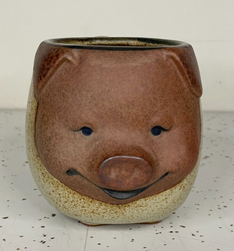 Vintage UCTCI Japan 3D Stoneware Mug Ceramic Pottery 1970s ~ Smiling ...