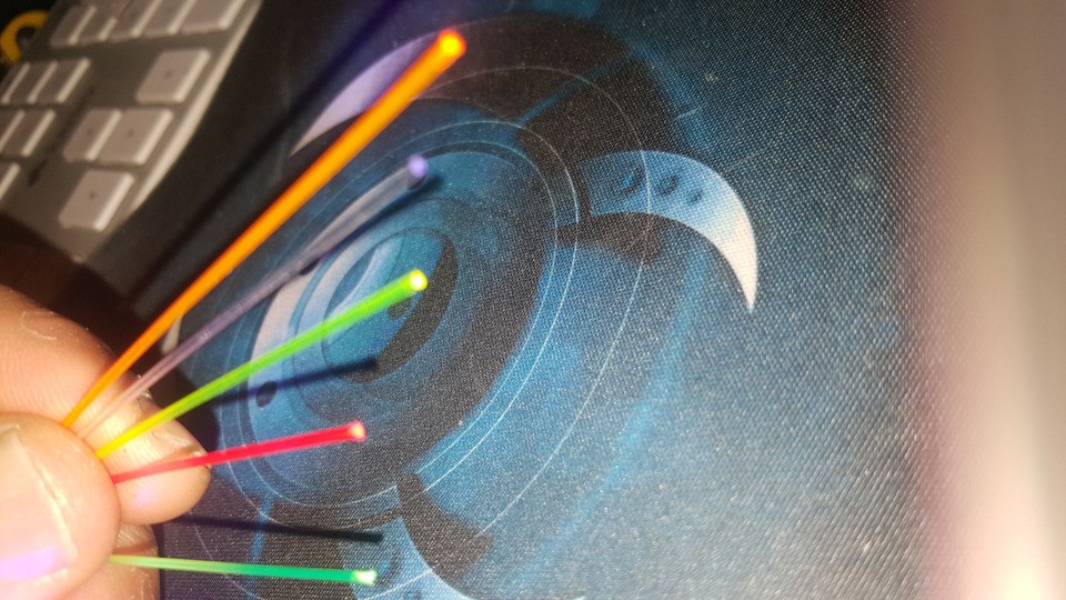 4x Rods *Neon Fiber Optic Replacement Sight Rods .060"/1.5mm or .040 ...