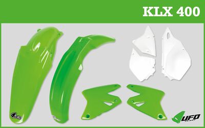 UFO Kawasaki KLX 400 (03-20) OEM Enduro Plastic Kit KAKITKLX400 | eBay