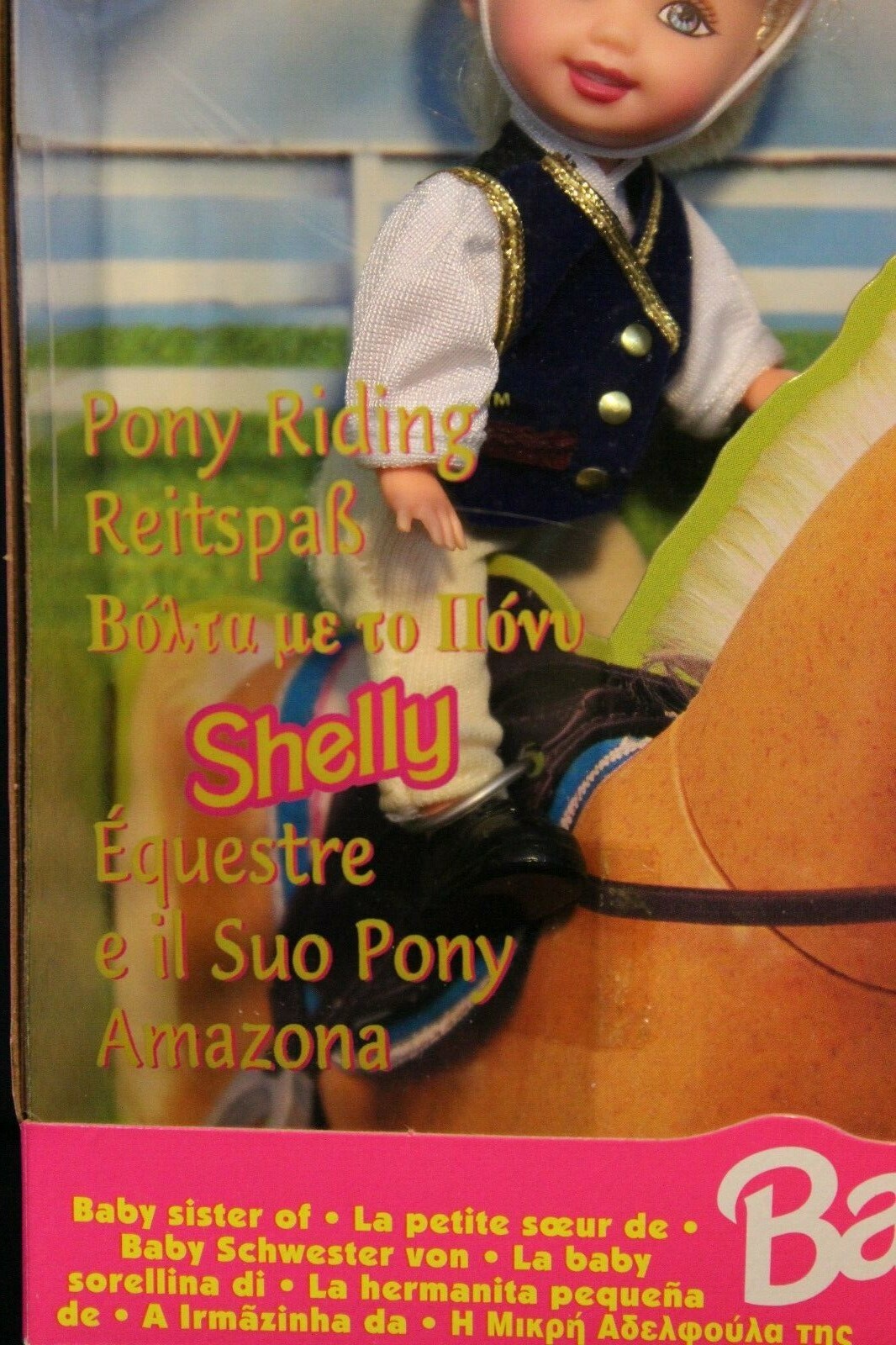 Barbie ~ SHELLY - Pony Riding International #19881 Kelly Doll - NRFB ...