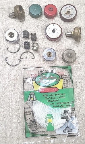 Assorted Lot Vintage Coleman Lantern Used Parts, Caps, Mantles Etc. | eBay