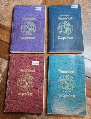 AD&D Wizard's Spell Compendium Lot Volume 1 2 3 4 Full Set, First ...
