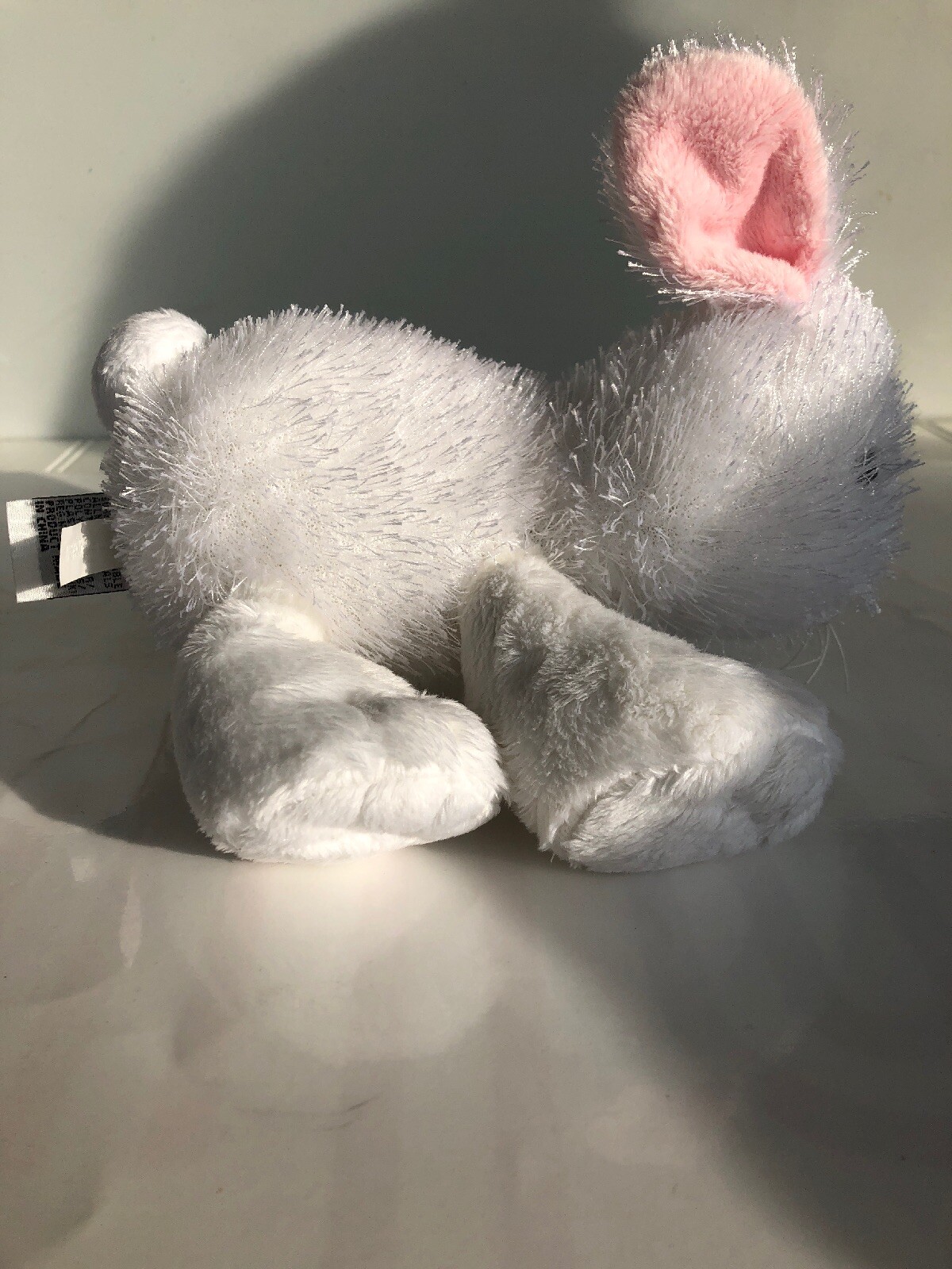 Ganz Webkinz 9" Long White Bunny Rabbit HM078 Plush Stuffed | eBay